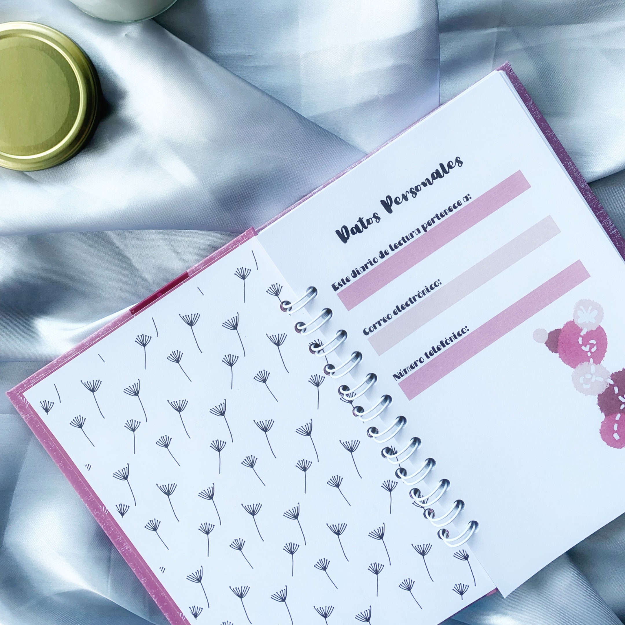 Diario de lectura Libreta registro de lecturas Cuaderno de | Etsy