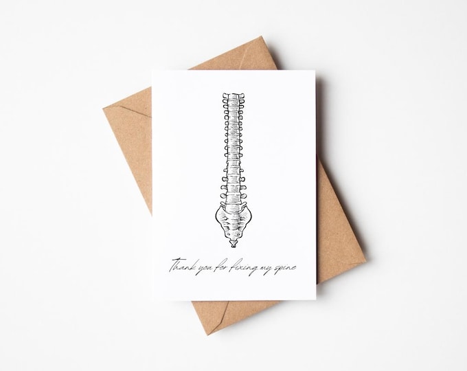 Thanks for Having My Back Greeting Card - Etsy