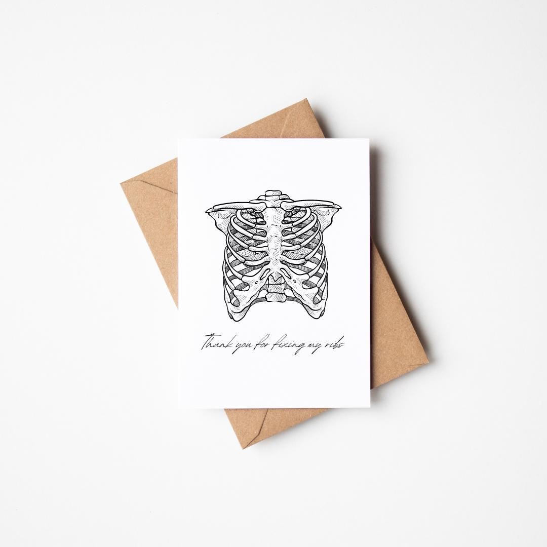 Thank You for Fixing My Ribs Orthopedic Surgery Sports Injury Physical ...