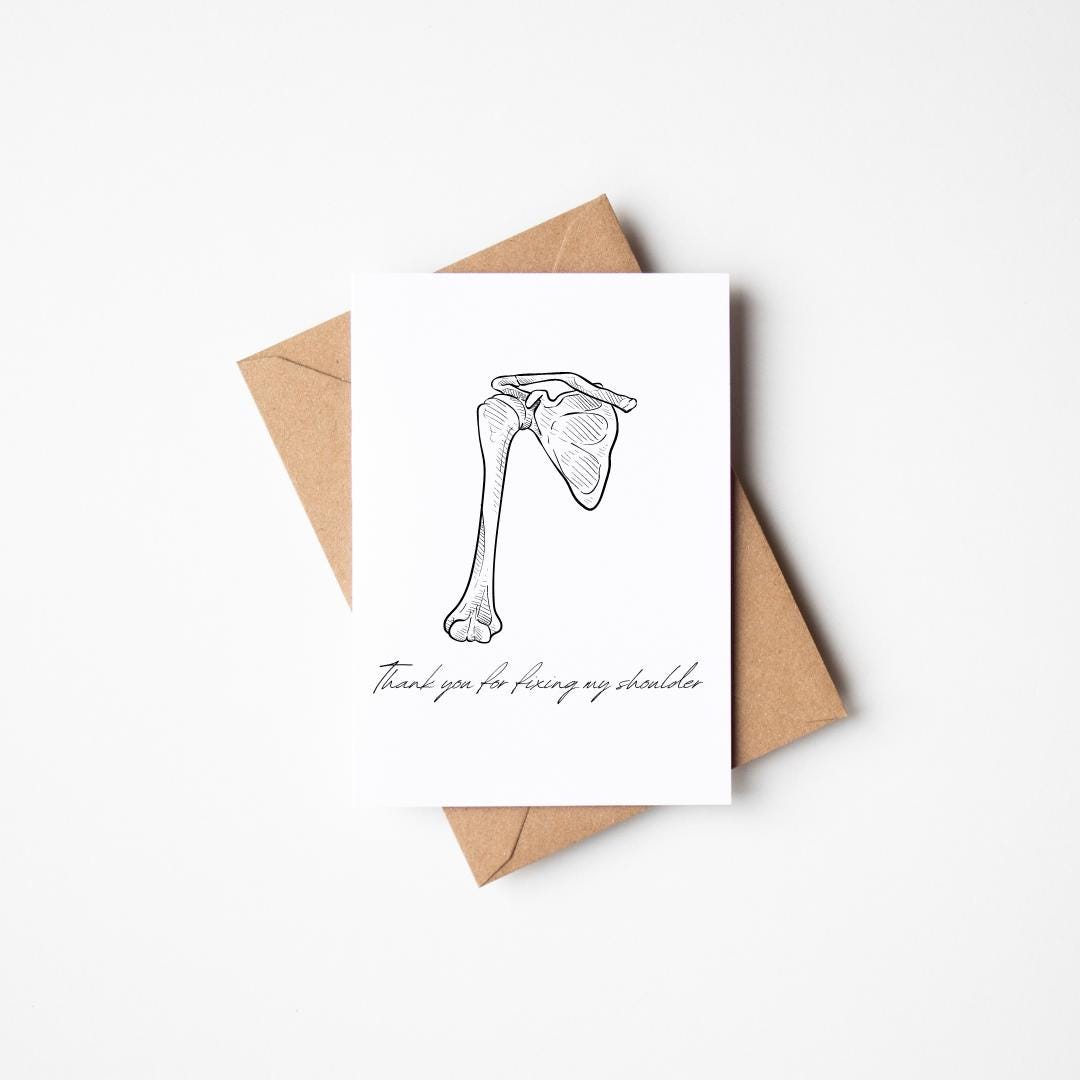 Thank You for Fixing My Shoulder Orthopedic Surgery Sports Injury ...