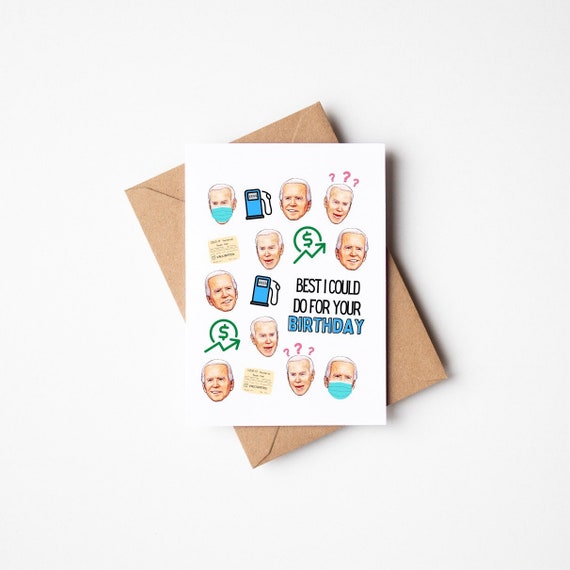 Best I Can Do for Your Birthday Card Funny POTUS Birthday Card | Etsy