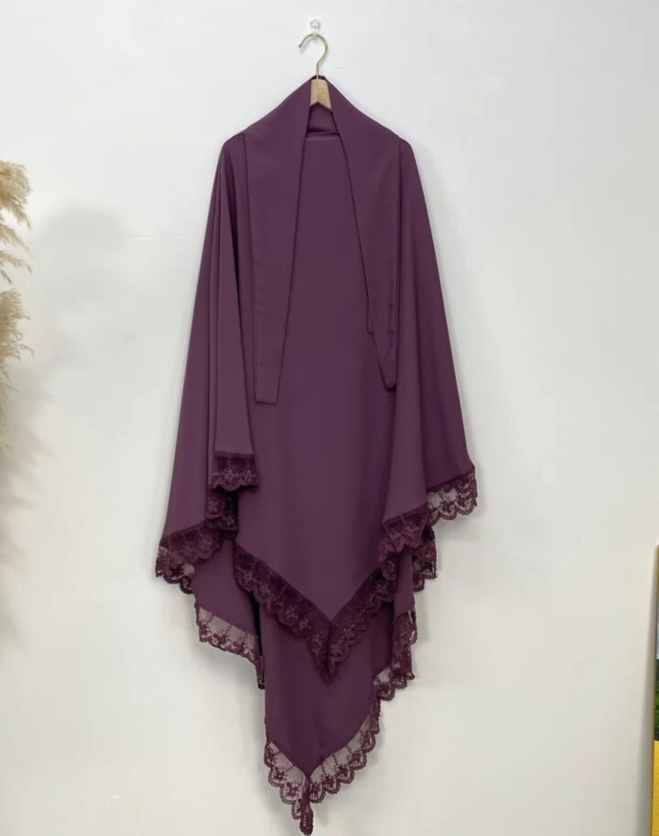 Embroidered Khimar, Modest Head Covering, Hijab for Muslim Women - Etsy