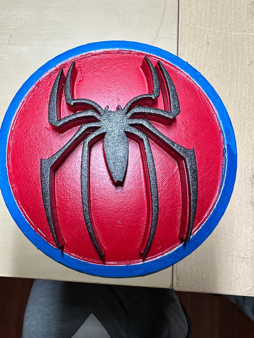 Spiderman Logo Art (3D Printed) - Etsy