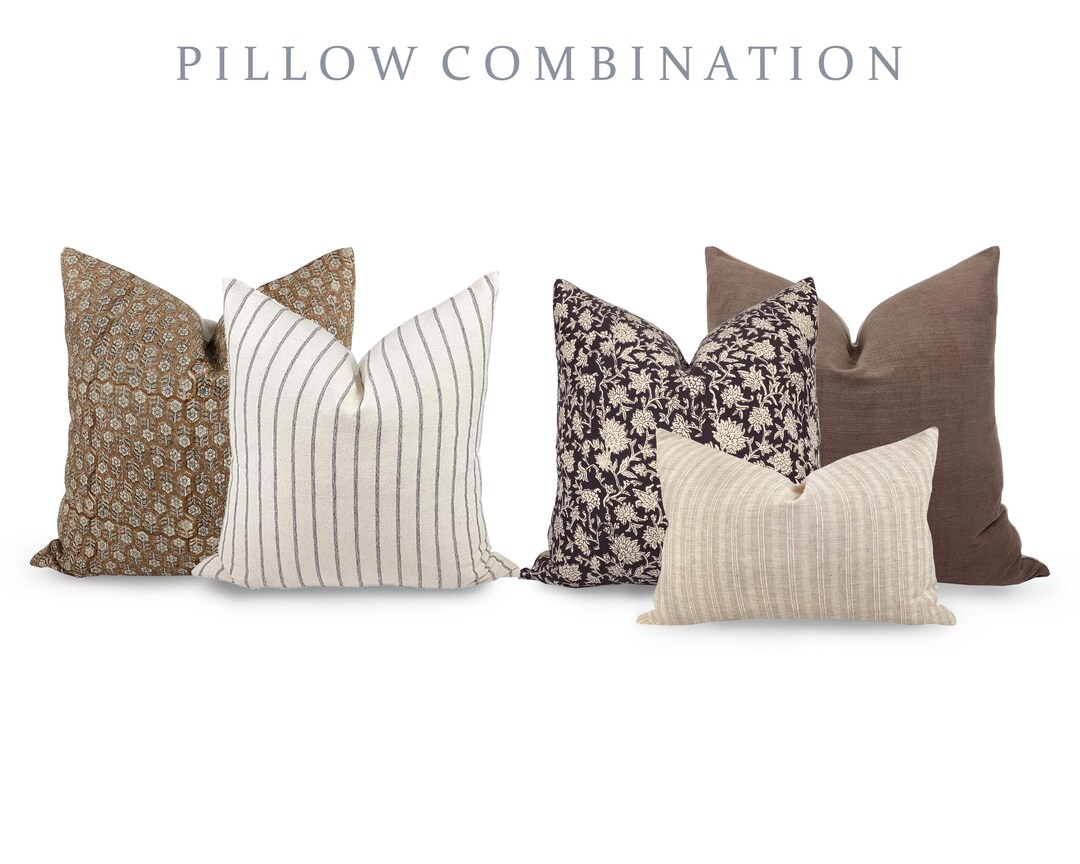 PILLOW COMBO | Five Pillow Combination, Sectional Pillow Combination ...