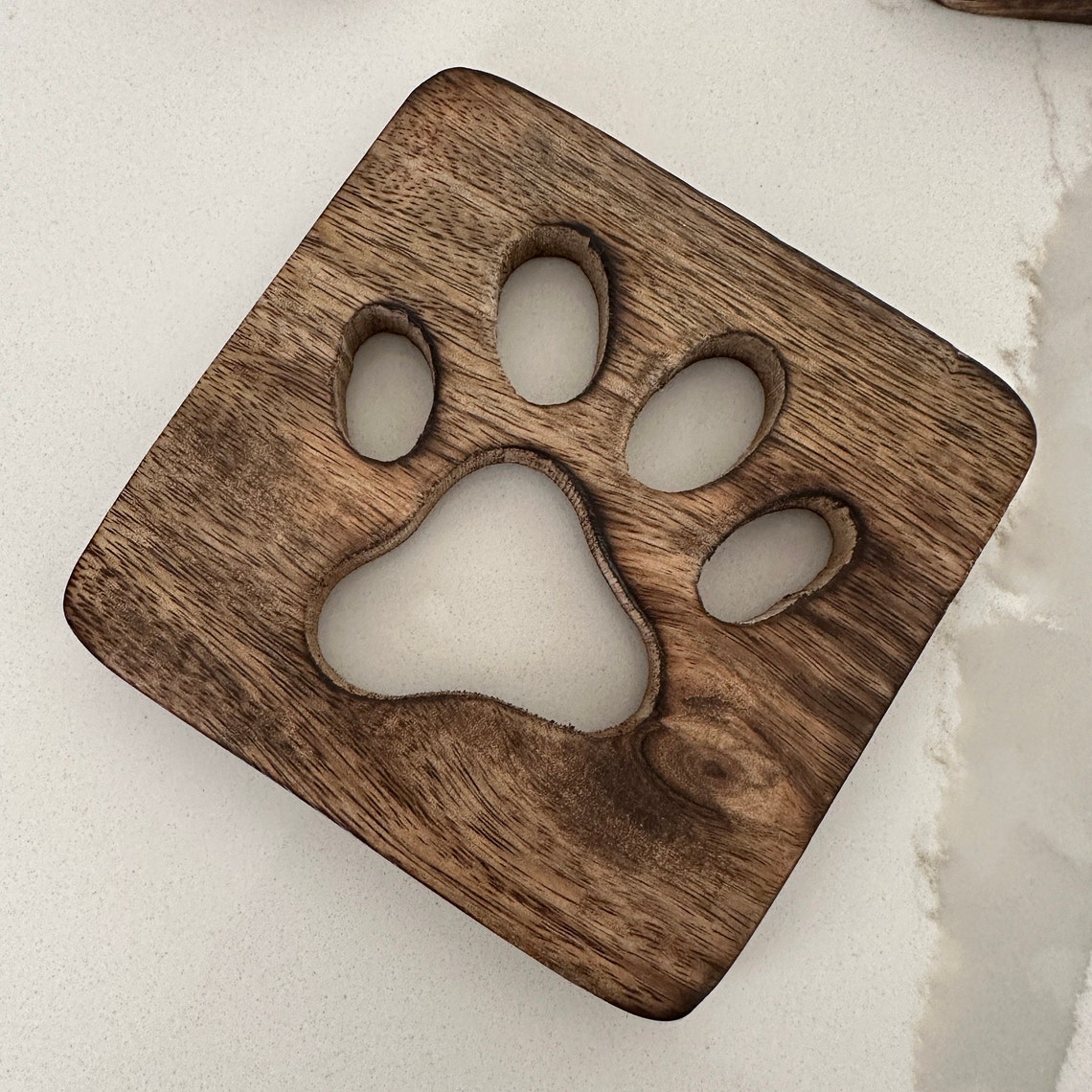 Paw Coasters (set of 4) - Etsy