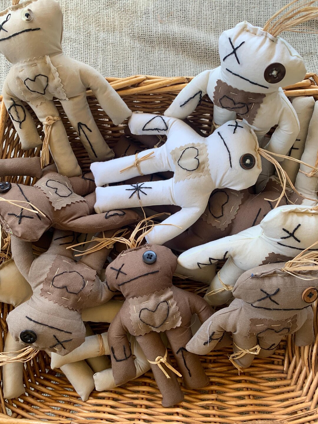 VOODOO DOLLS 22cm Grotesque Little Bodies Handcrafted in Beautiful ...