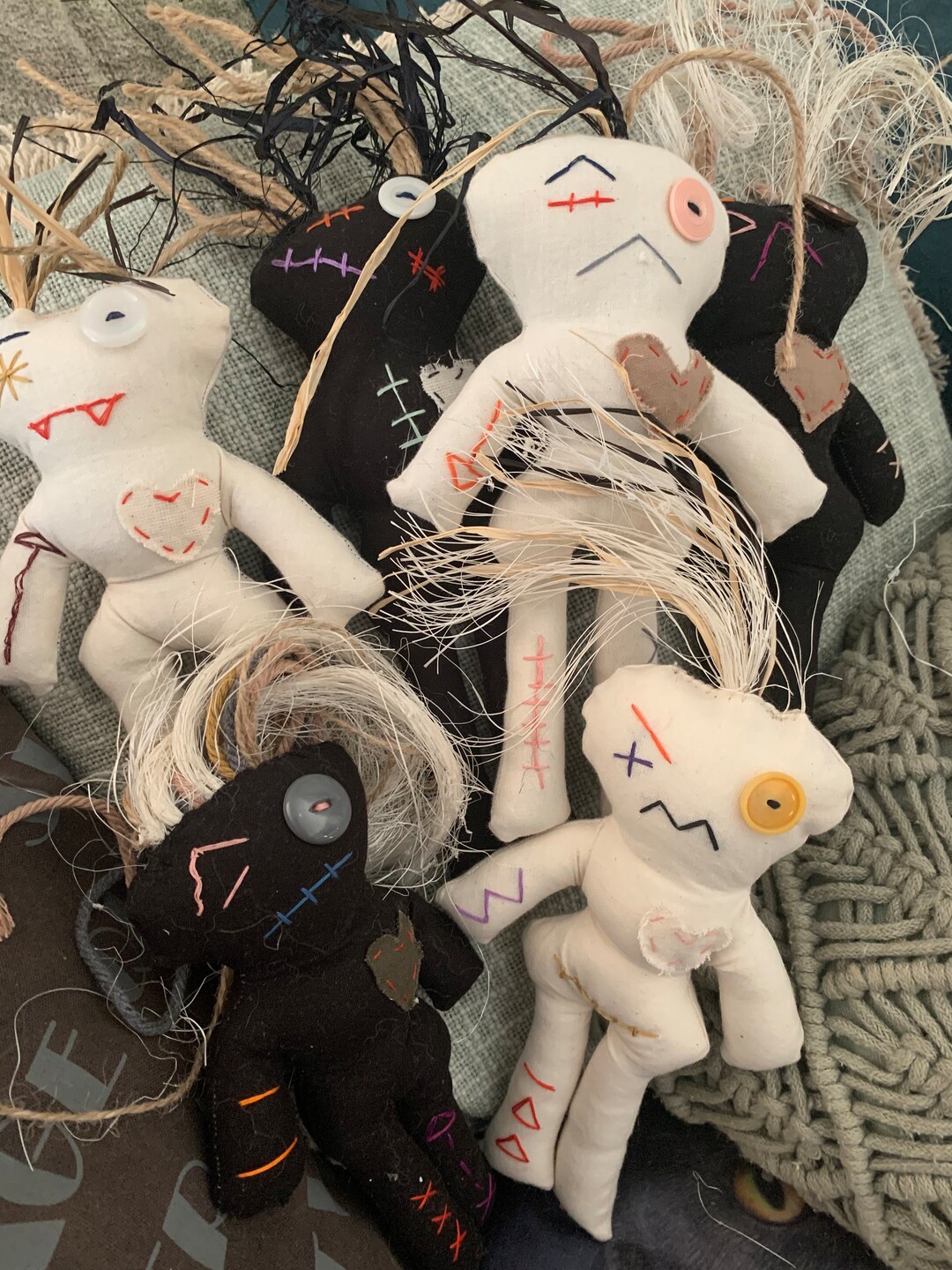 VOODOO DOLLS 22cm Handcrafted Little Folk. Each With Their Own - Etsy