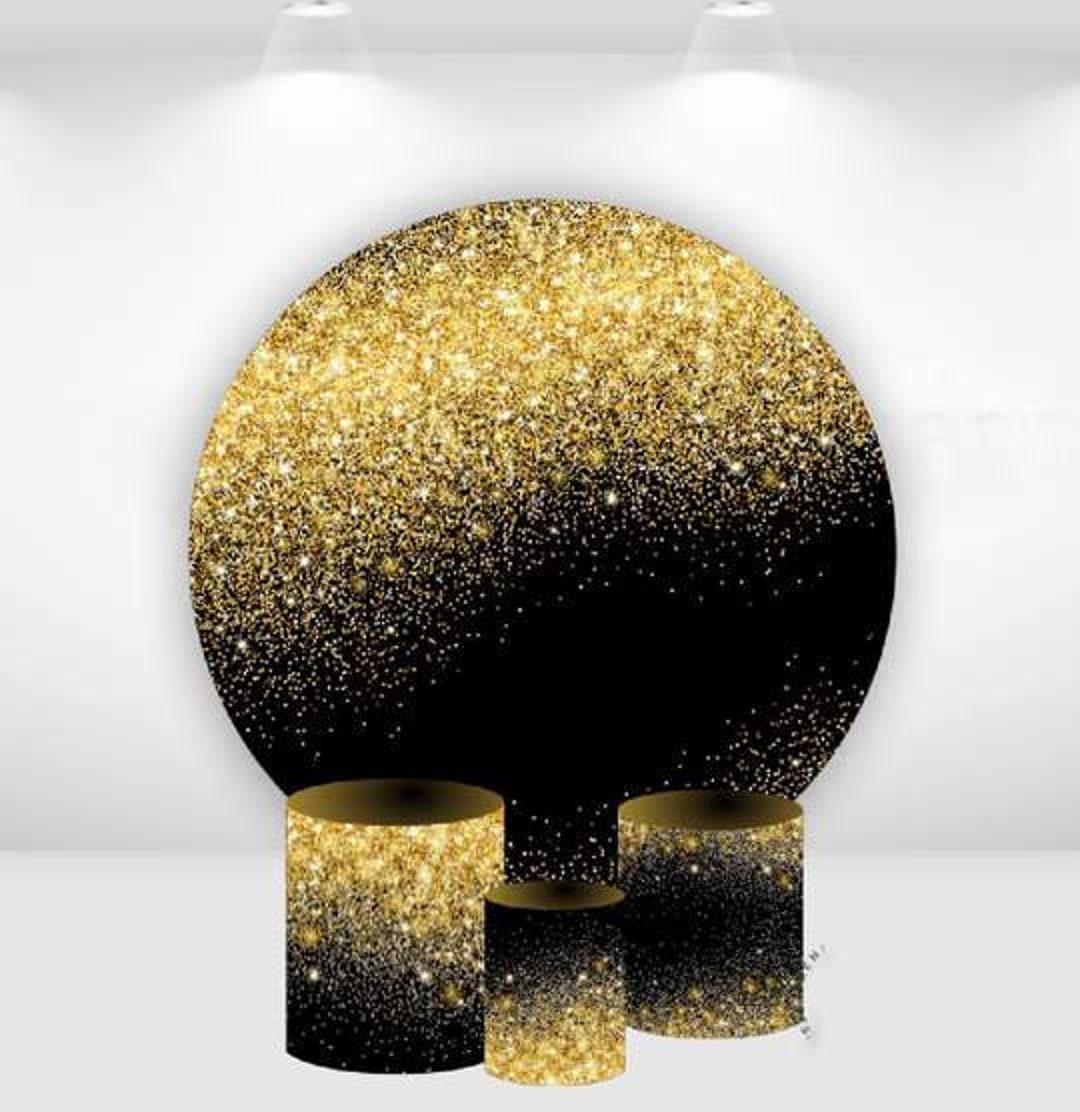 FABRIC BACKDROP Round Stand Frame Pillars Cylinderscustom - Etsy