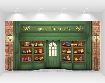 Toy Shop Backdrop - Etsy