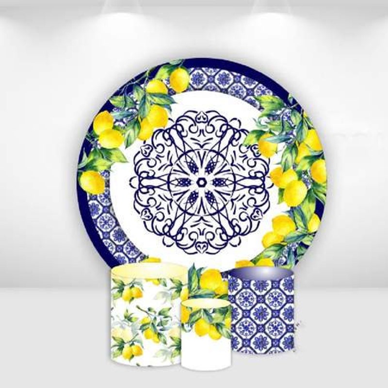 Lemon Backdrop - Etsy