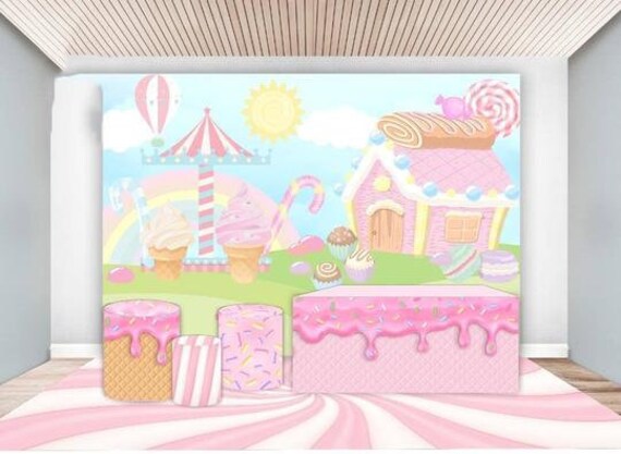 Paper & Party Supplies square pole pockets Fabric backdrop Highest ...
