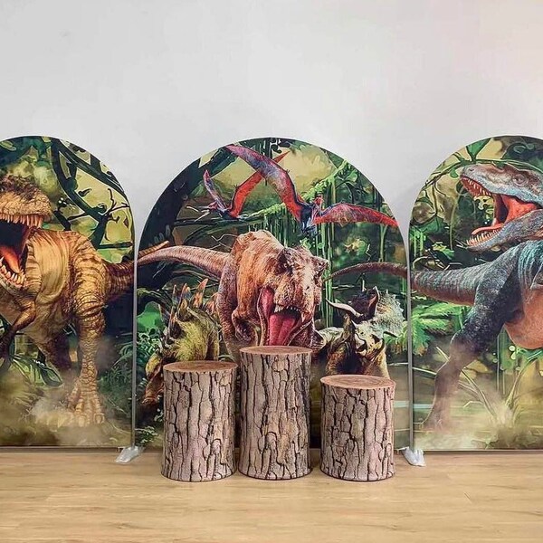 Dinosaur Backdrop - Etsy
