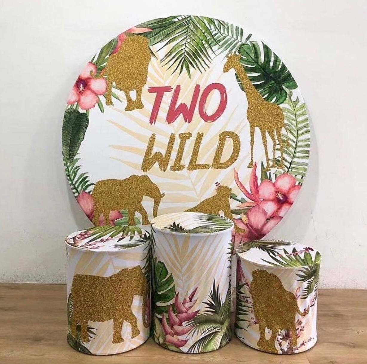 FABRIC BACKDROP Round Stand Framecustom Birthday Party | Etsy