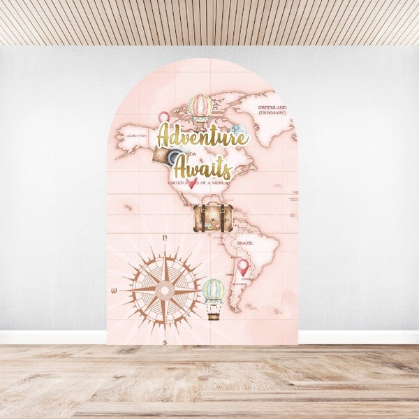 World Map Backdrop - Etsy