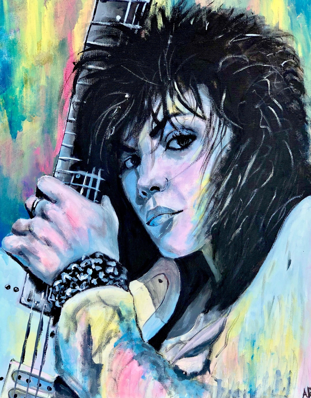 Classic Rock Musician Portrait Prints - Etsy