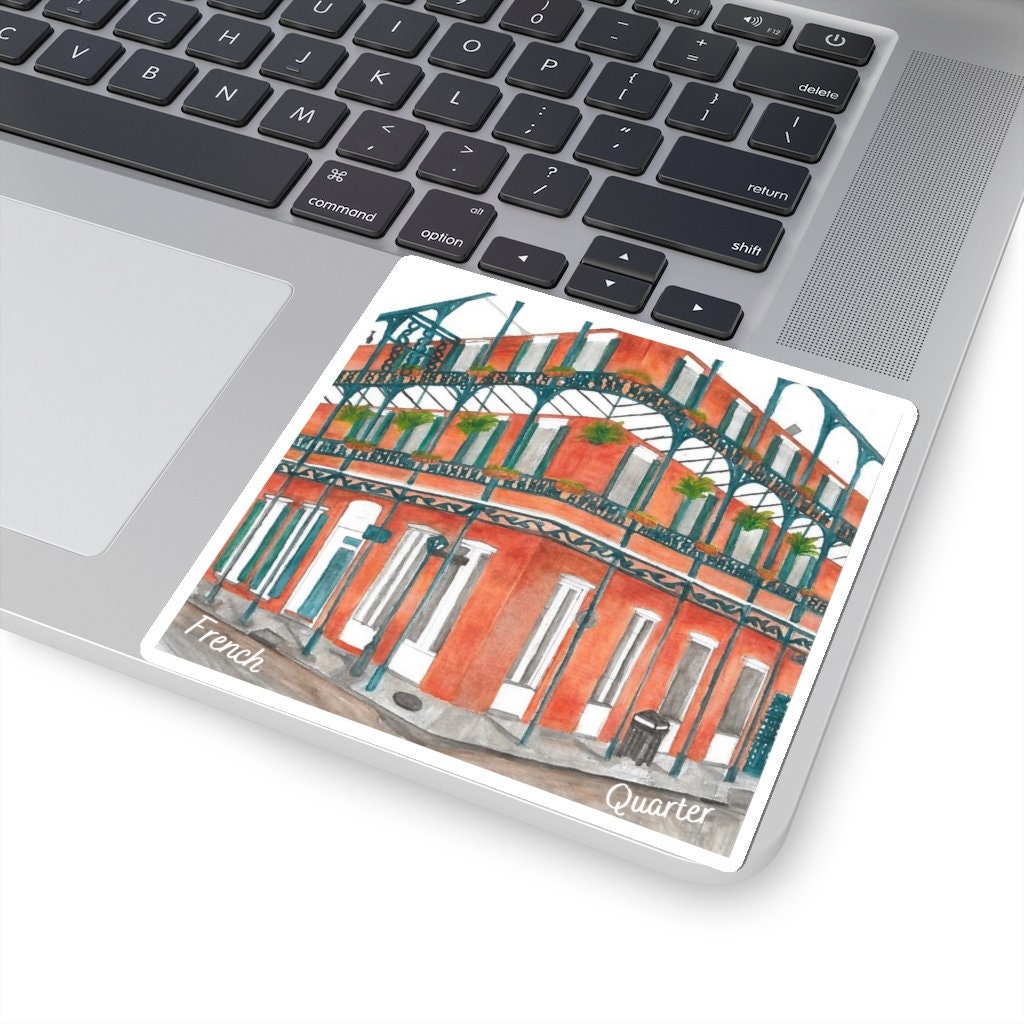 French Quarter Sticker | New Orleans Sticker - Etsy