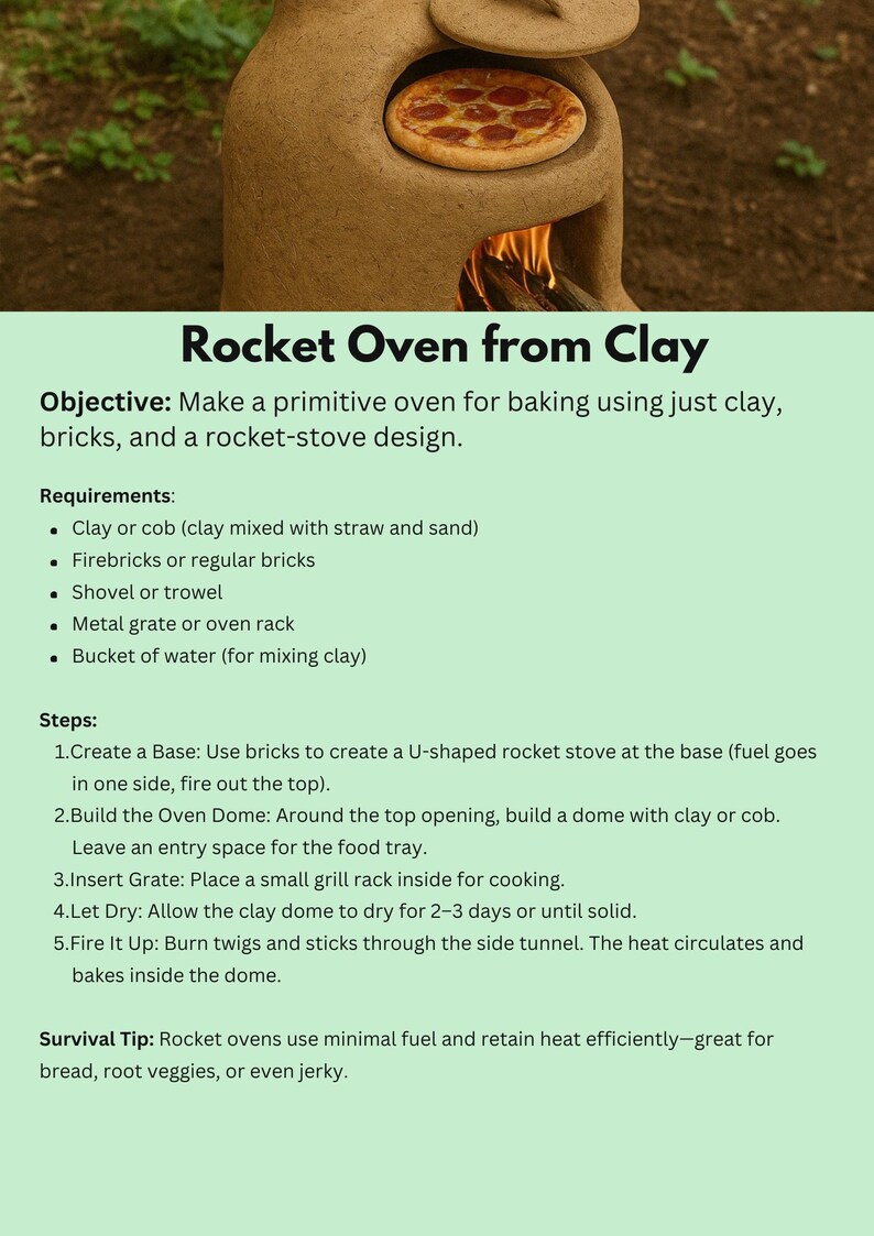 50 Easy Survival Projects - Etsy