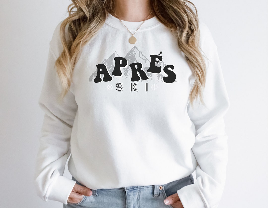 Apres Ski Pullover Sweatshirt, Snow, Winter, Vermont, Vail ...