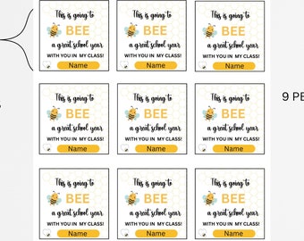 Back to School Treat Tags, This is Going to Be a Great School Year ...