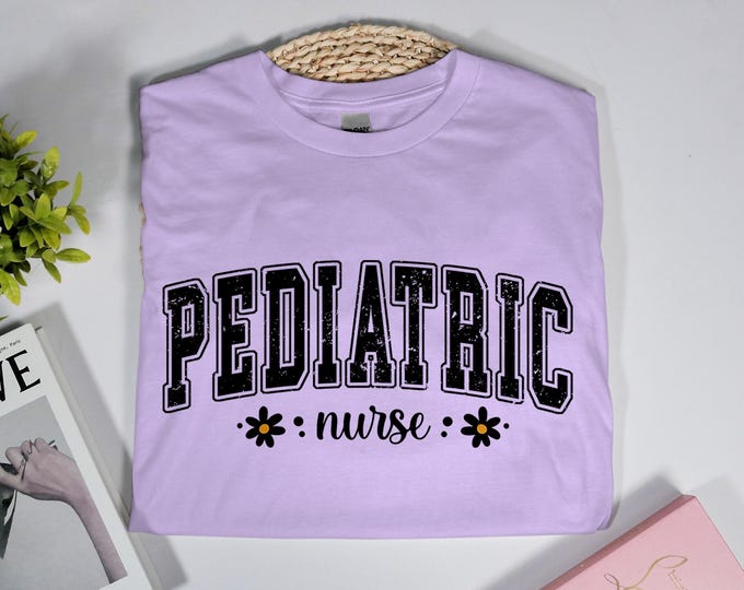 Pediatrics Shirt, PEDS Nurse Jungle Animals Tee, Safari, Comfort Colors ...
