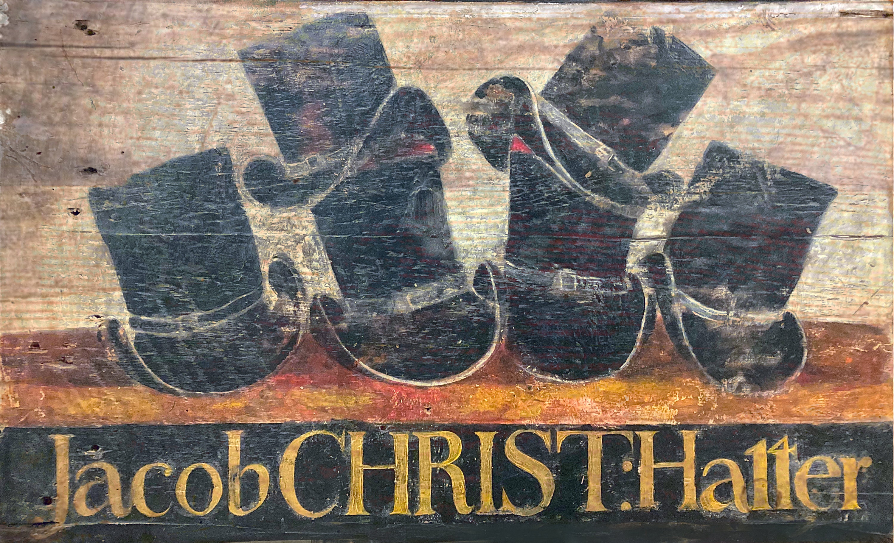 Jacob Christ Hatter Trade Sign - Etsy