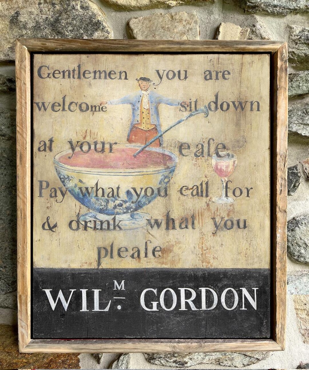 William Gordon (tavern Sign) - Etsy