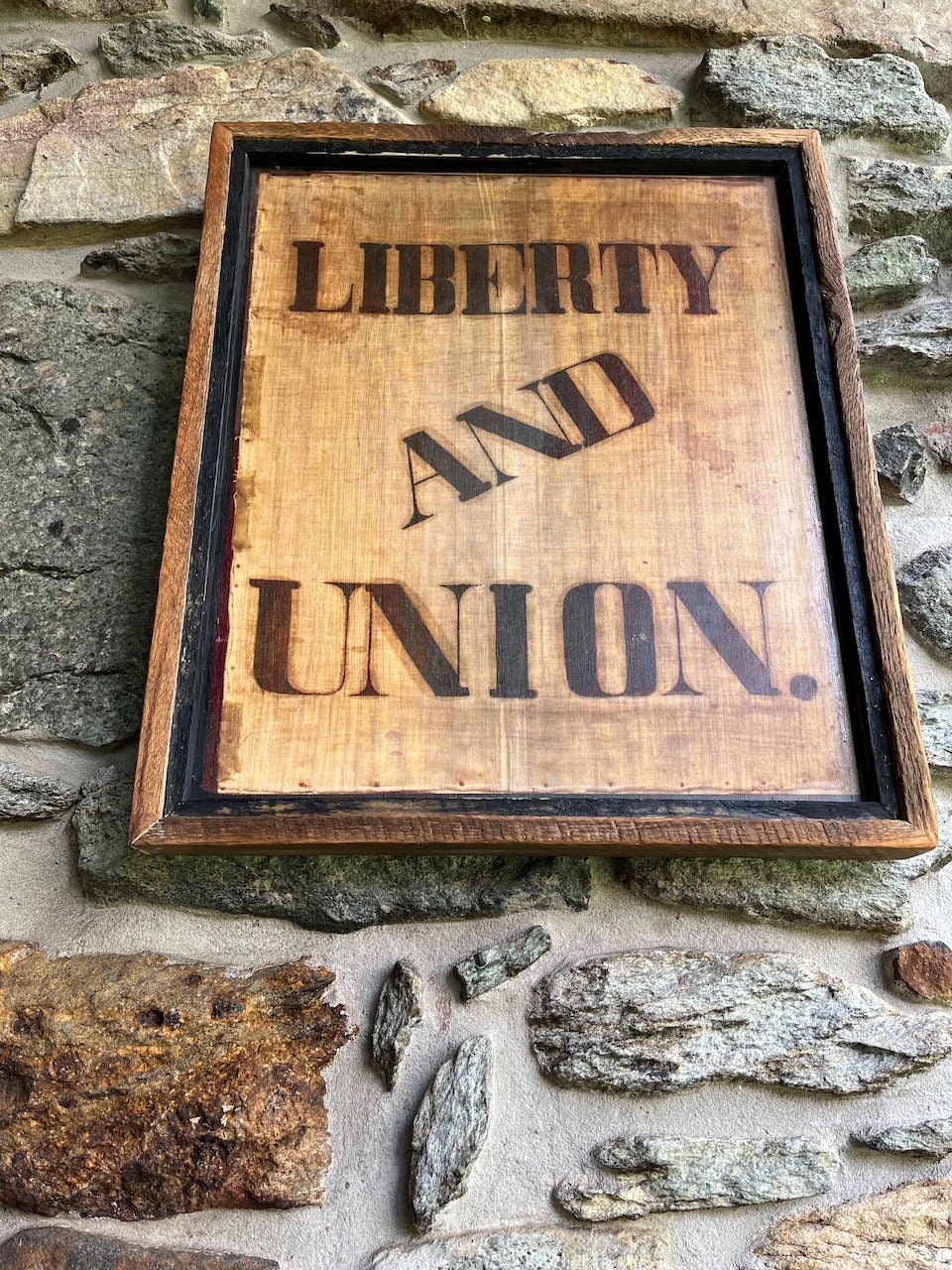 Liberty and Union Sign - Etsy