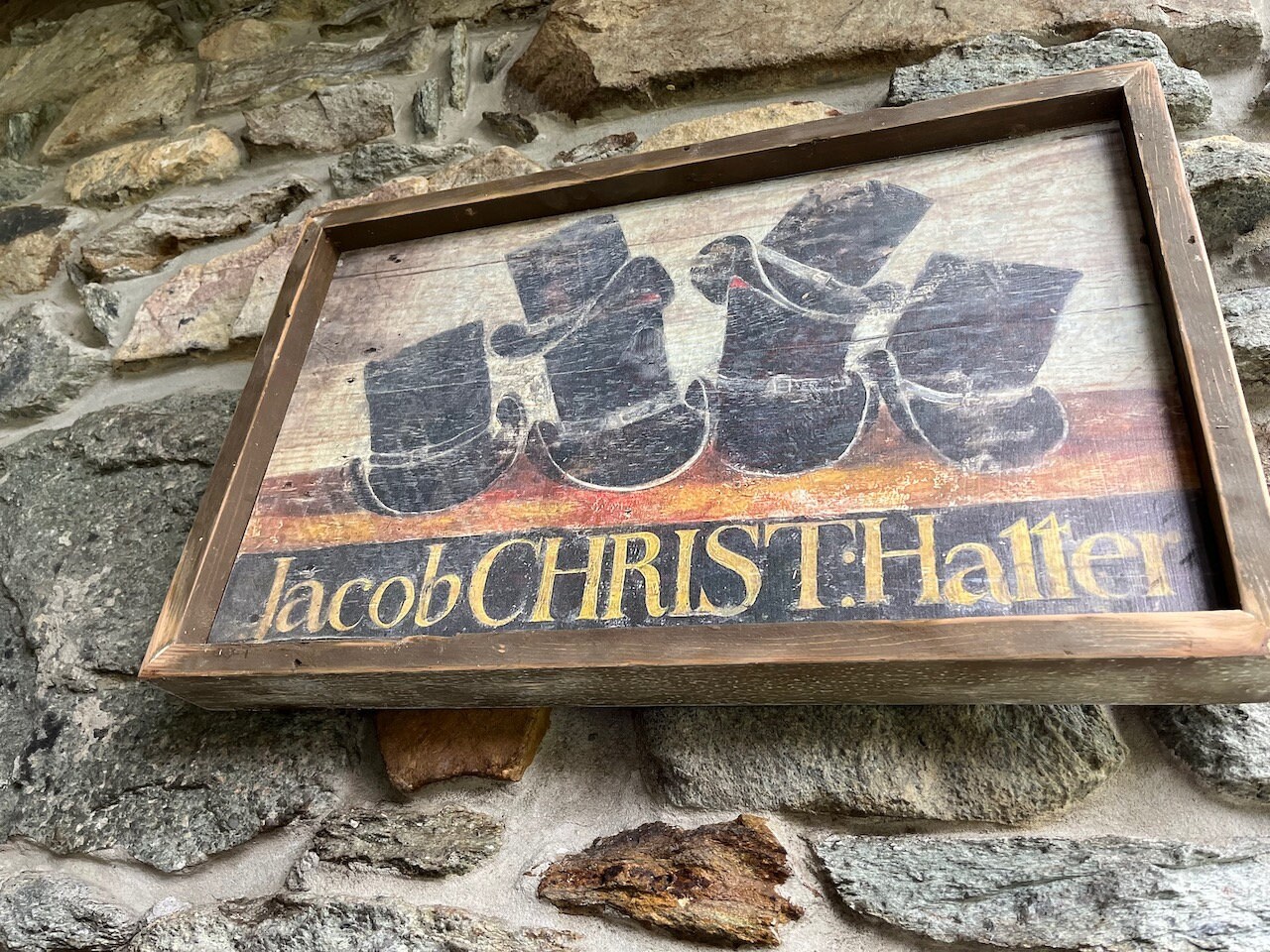 Jacob Christ Hatter Trade Sign - Etsy