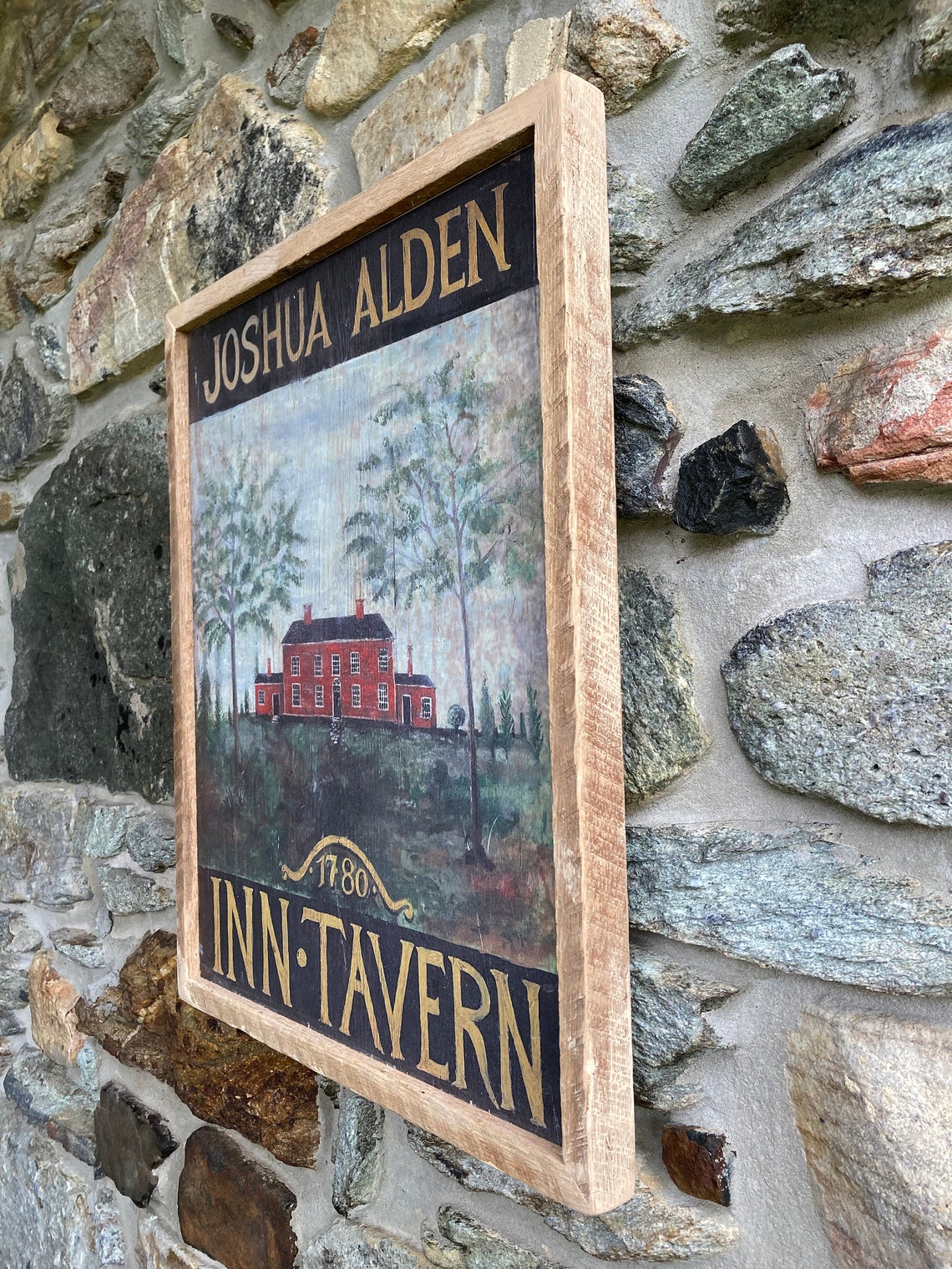 Joshua Alden Inn Tavern Sign - Etsy
