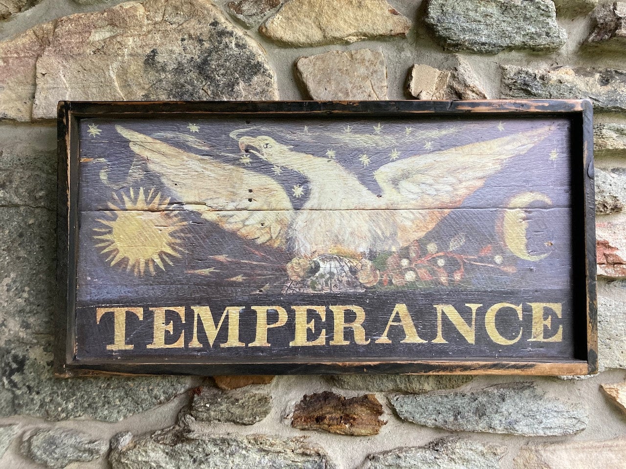 Temperance Tavern Sign With Patriotic Eagle - Etsy
