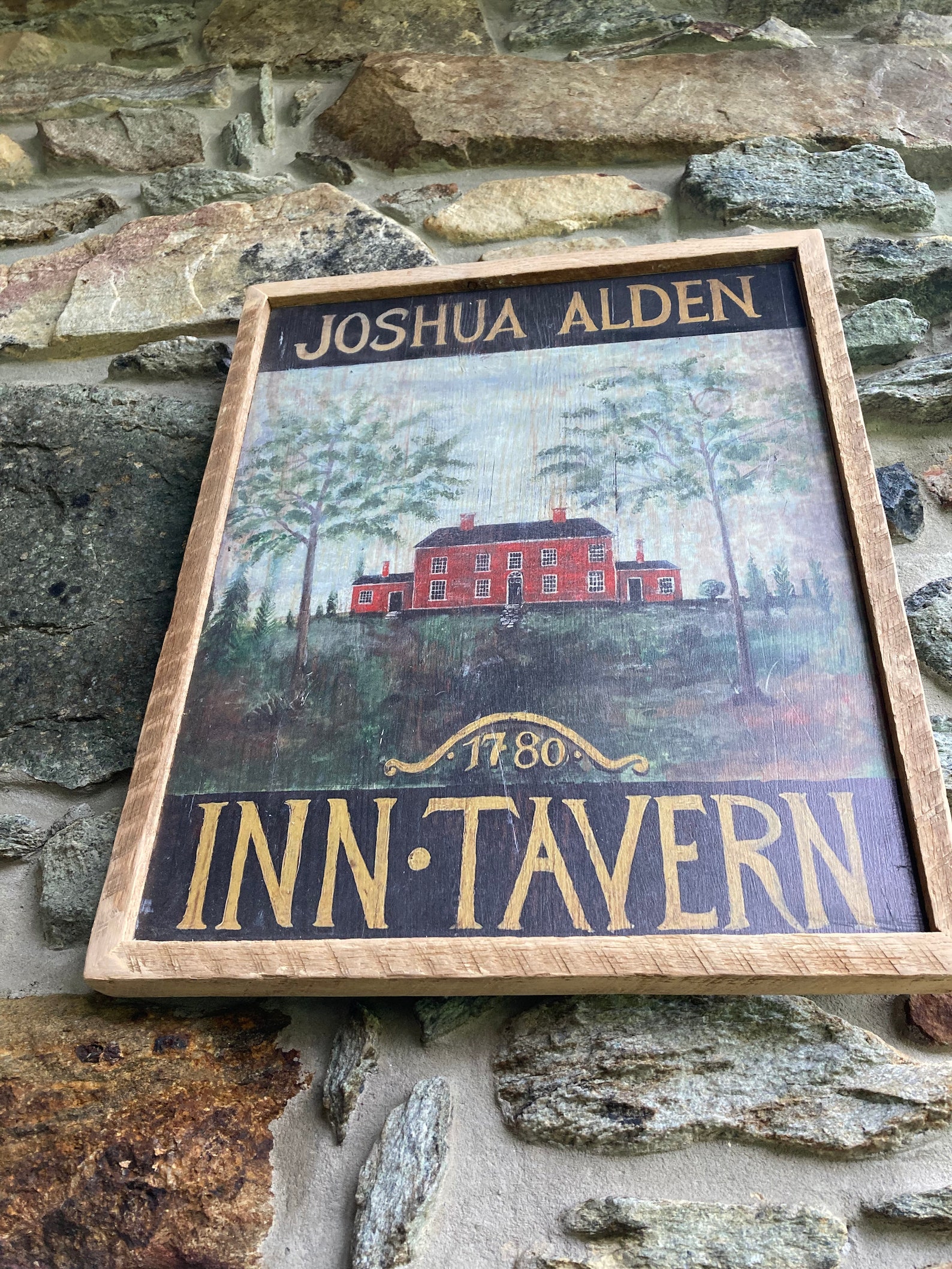 Joshua Alden Inn Tavern Sign - Etsy