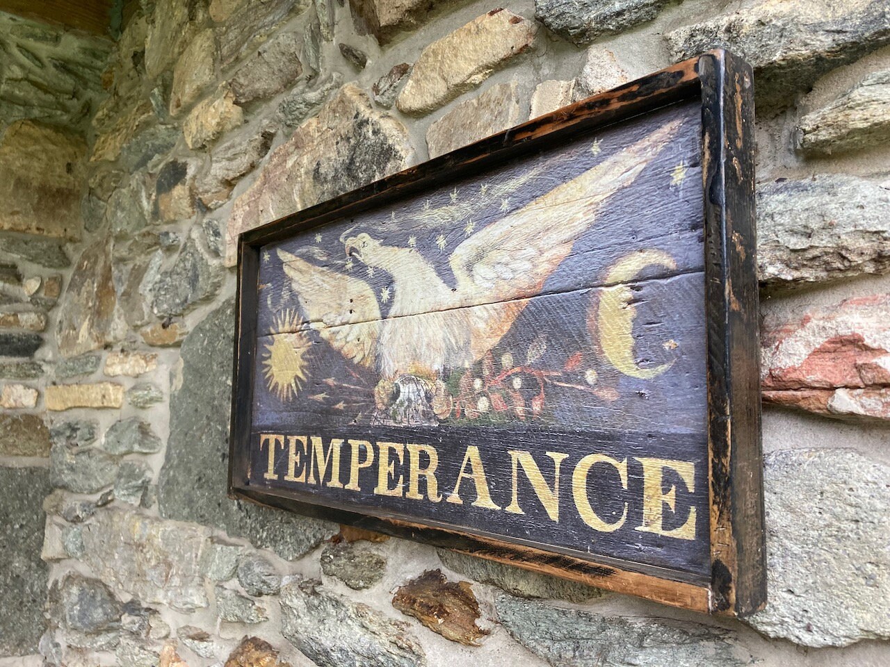 Temperance Tavern Sign With Patriotic Eagle - Etsy