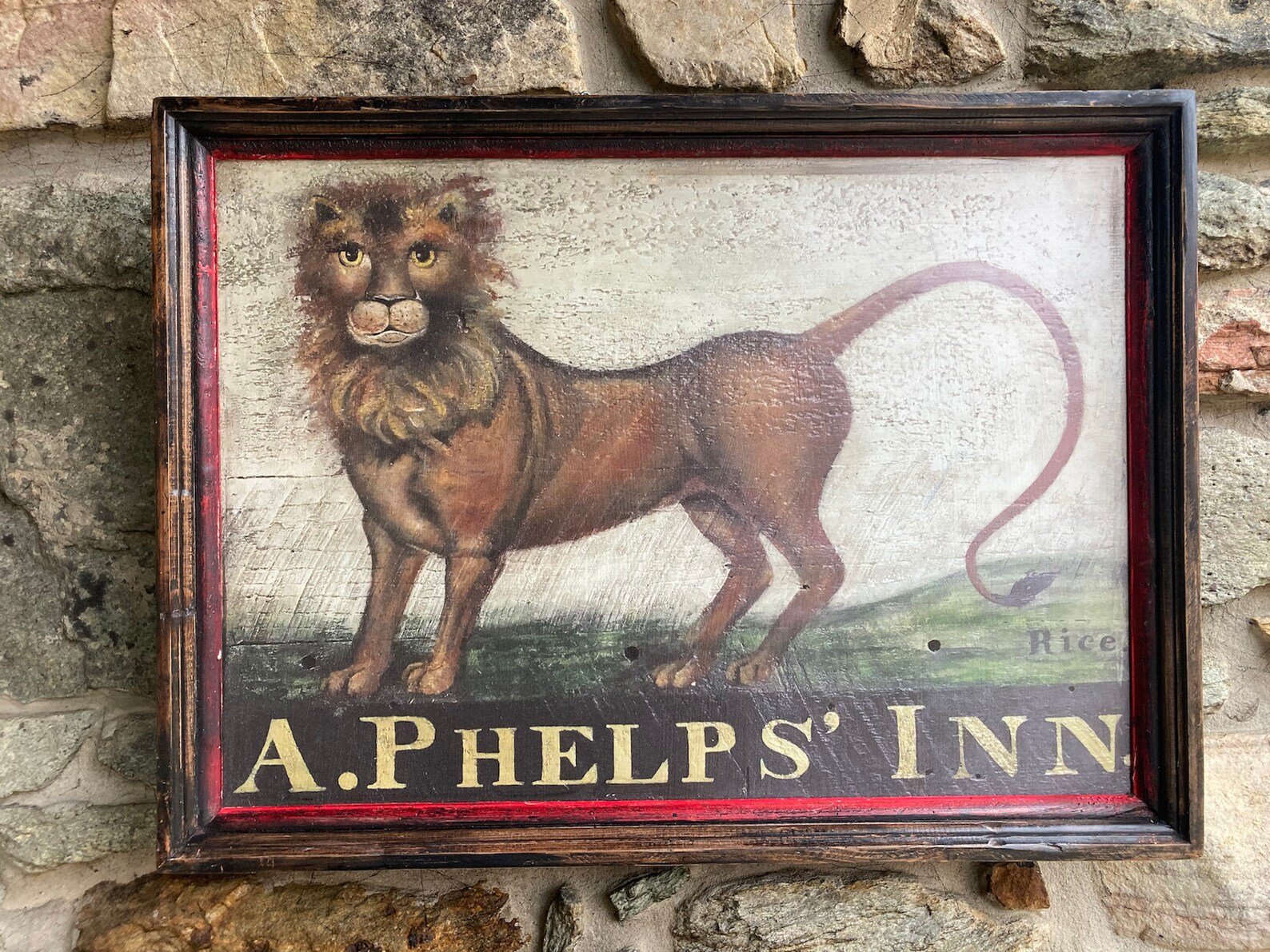 A Phelps Inn Tavern Sign (lion) - Etsy