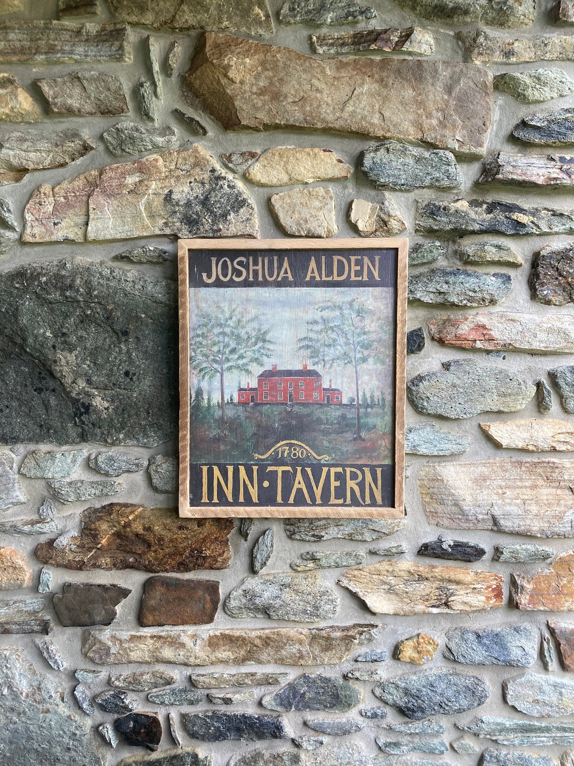 Joshua Alden Inn Tavern Sign - Etsy