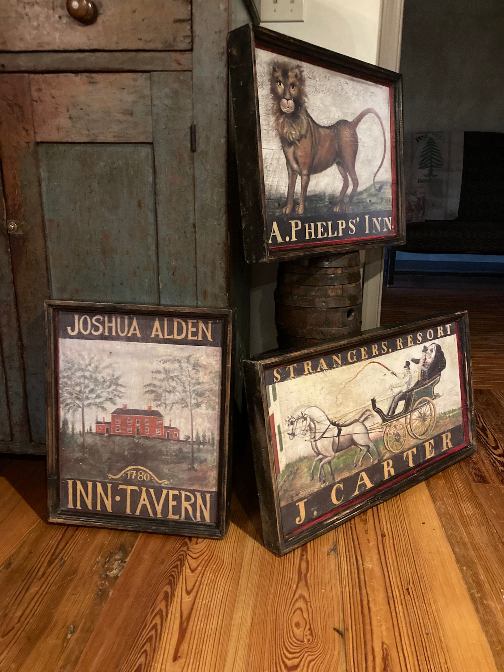 Joshua Alden Inn Tavern Sign - Etsy