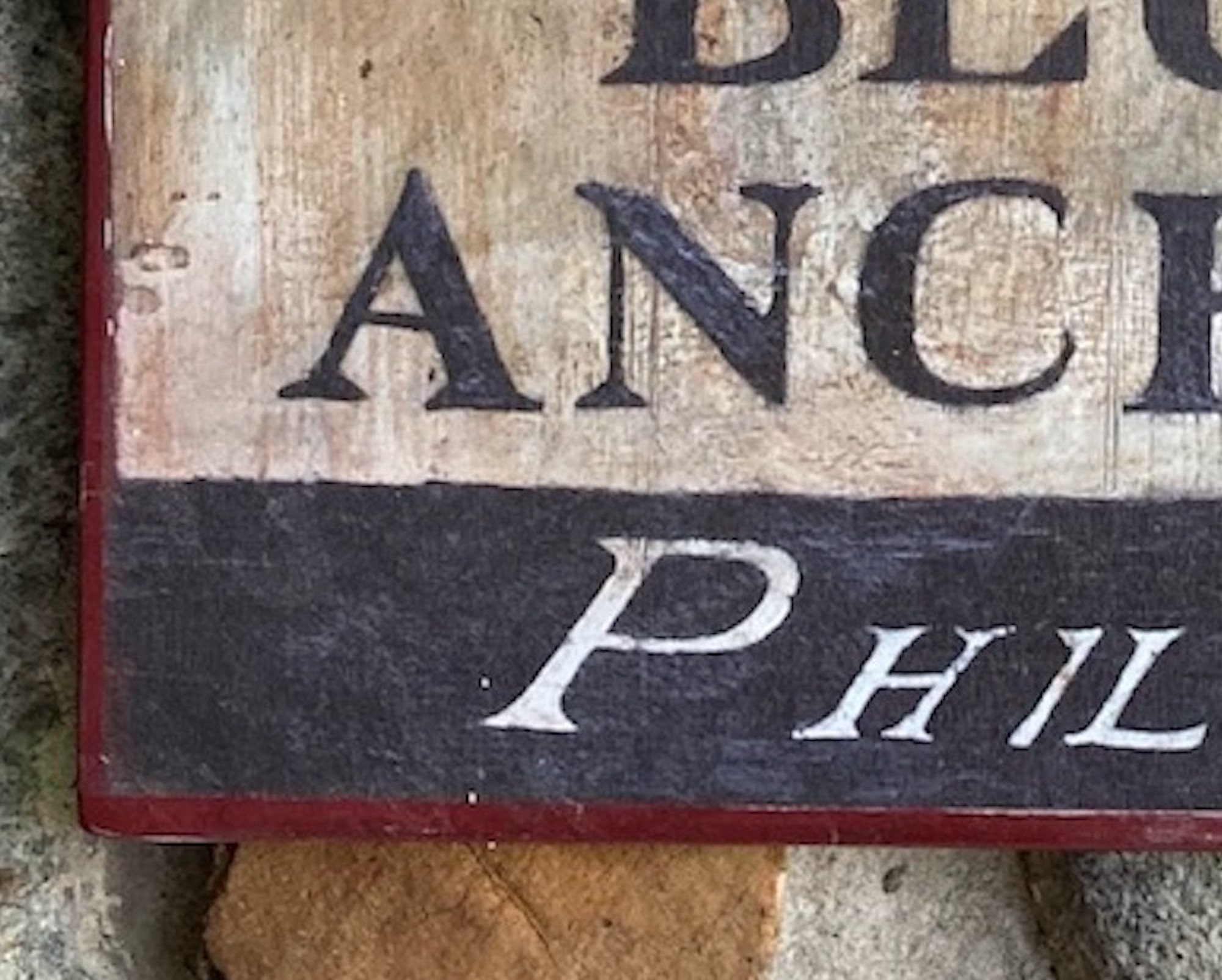 Blue Anchor Tavern Sign - Etsy