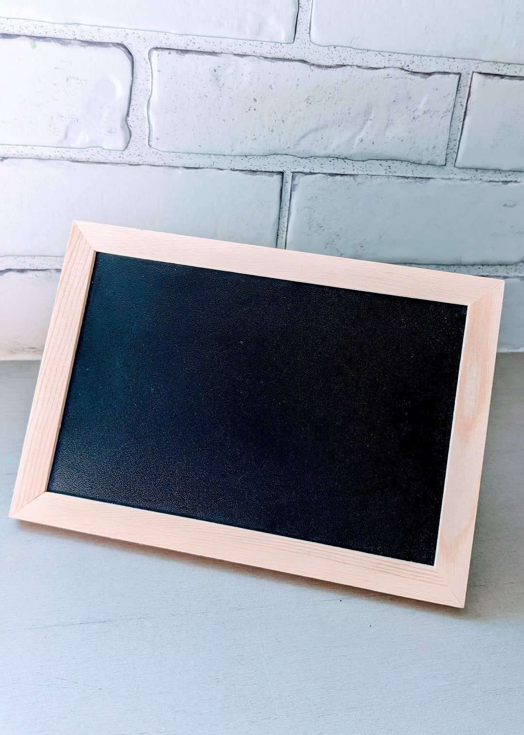 Small Wood Freestanding Chalkboard Sign 6 X 4 - Etsy