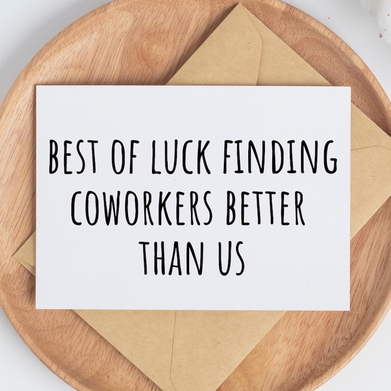 Larger Leaving Card - Etsy