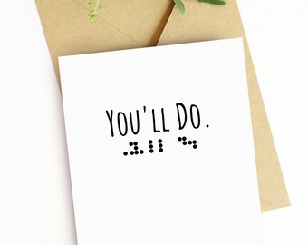 Dry Humor Card - Etsy
