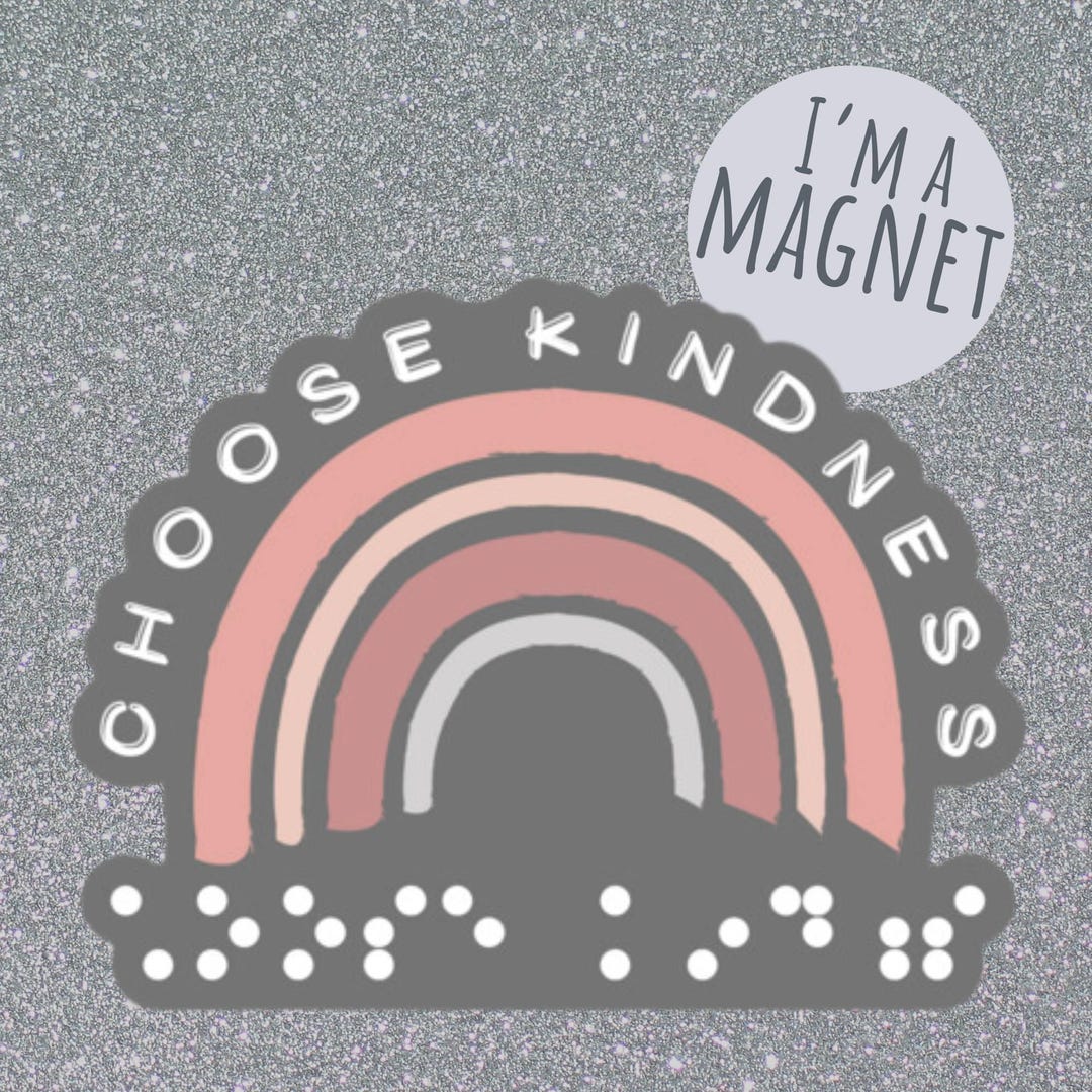 Kindness Magnet for Teacher Appreciation TVI Gift for Her Simulated ...