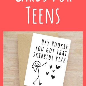 Birthday Card for Teen Slang Funny Card for Teenager Gift Idea for Son ...