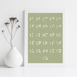 Printable Braille Decor for Classroom Braille Room Decor for TVI ...