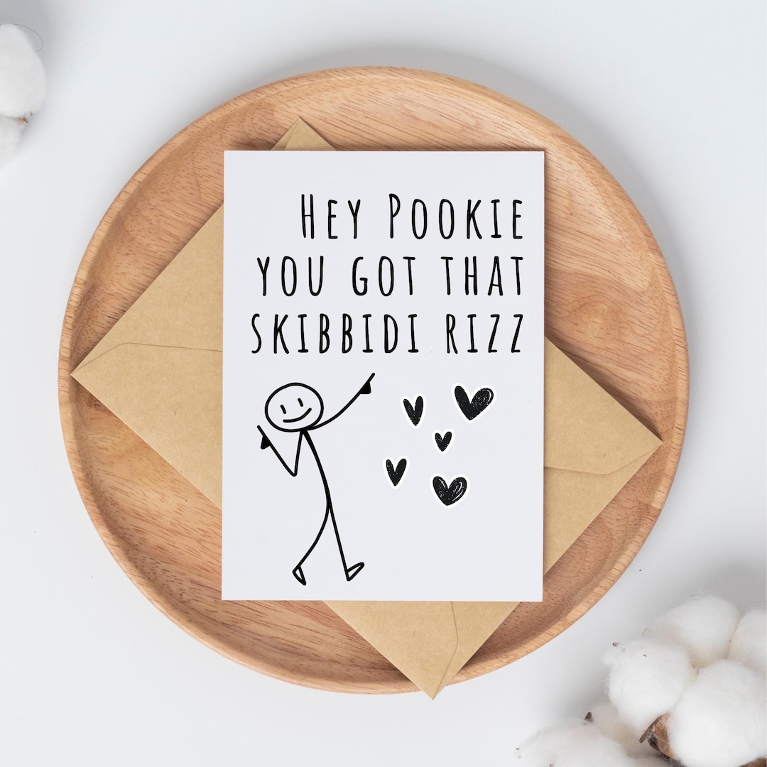 Funny Pookie Birthday Card for Teenager Funny Card for Tween Son Gift ...