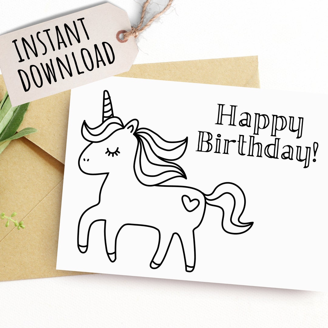 Printable Birthday Card For Kids Birthday Card For Girl Unicorn printable-birthday-card-for-kids-birthday-card-for-girl-unicorn