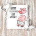 Printable Valentines Day Cards Classroom Greeting Card Postcard Teacher ...