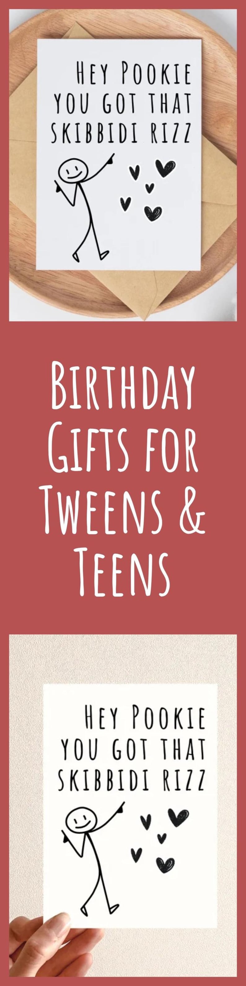 Funny Pookie Birthday Card for Teenager Funny Card for Tween Son Gift ...