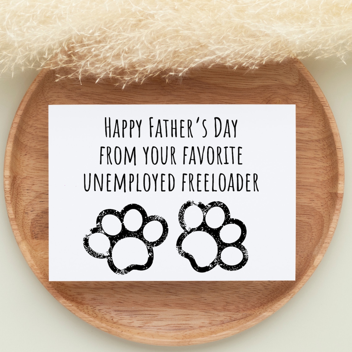 Printable Father's Day Card for Dog Dad Card for Pet Dad Card for Cat ...