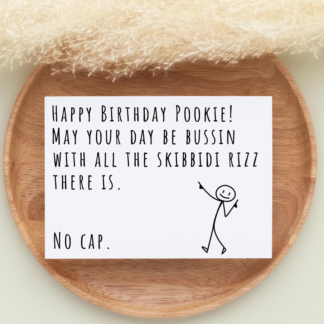 Birthday Card for Teen Slang Funny Card for Teenager Gift Idea for Son ...