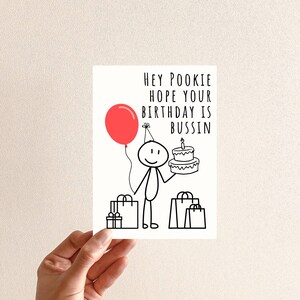 Funny Pookie Birthday Card for Teenager Gift Idea for Son Card for ...