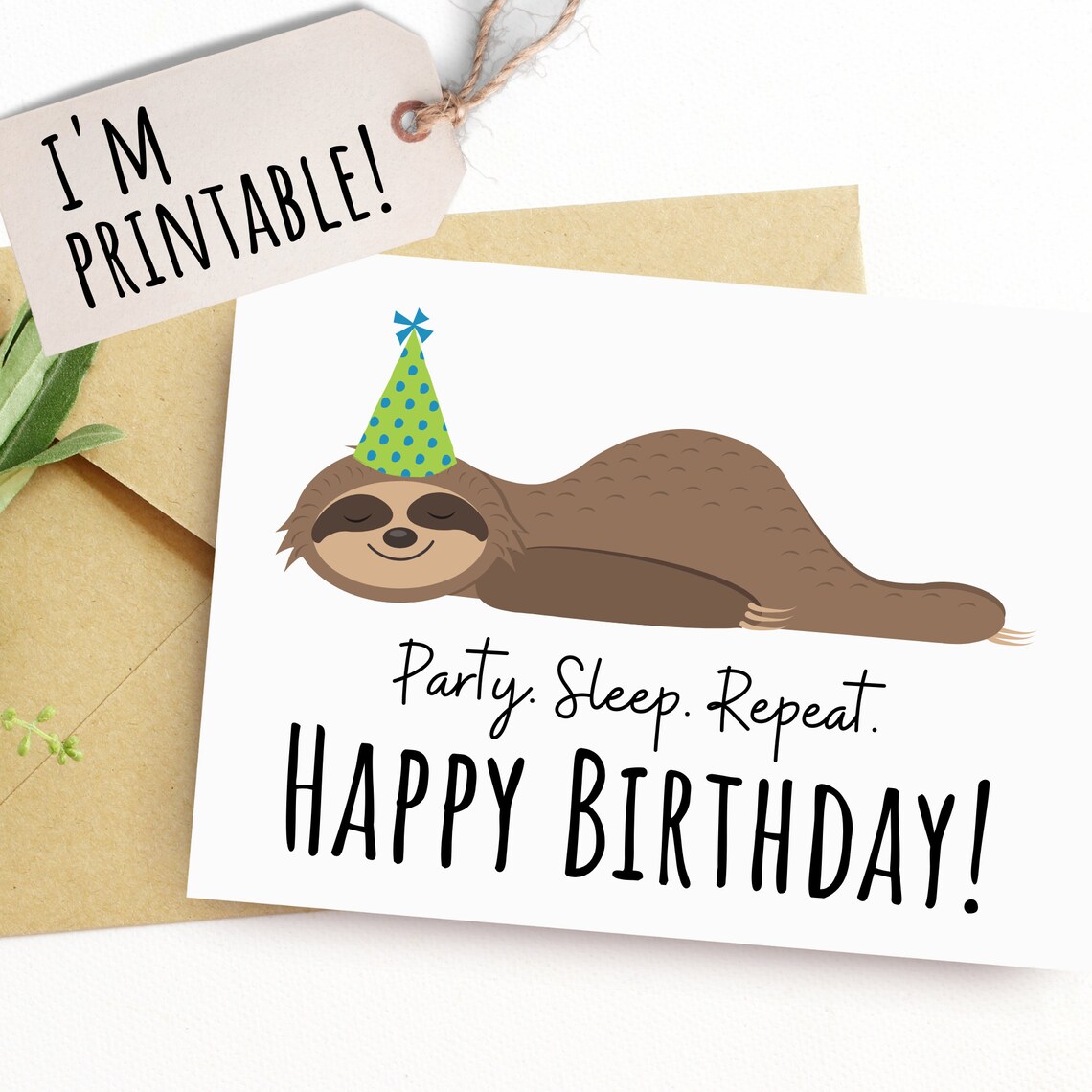 Printable Birthday Card for Kids Gift for Tweens Happy - Etsy